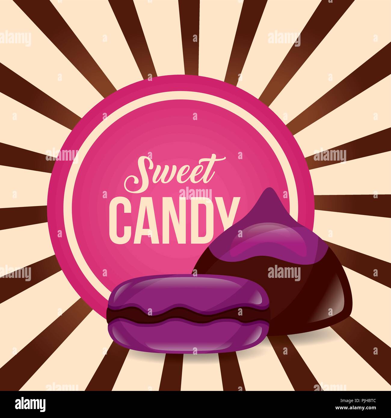 sweet candy card Stock Vector Image & Art - Alamy