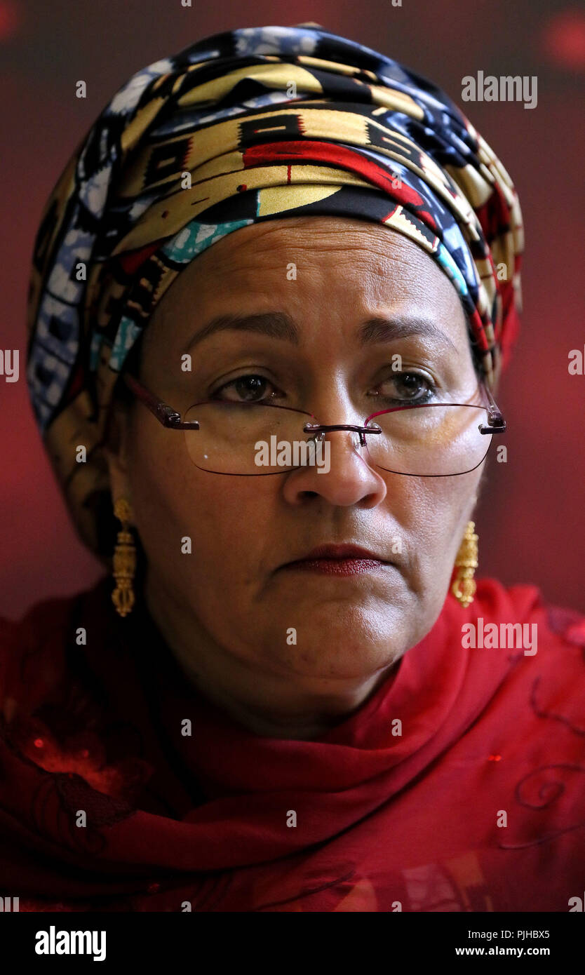 Amina Mohammed, Deputy Secretary-General of the United Nations, during ...