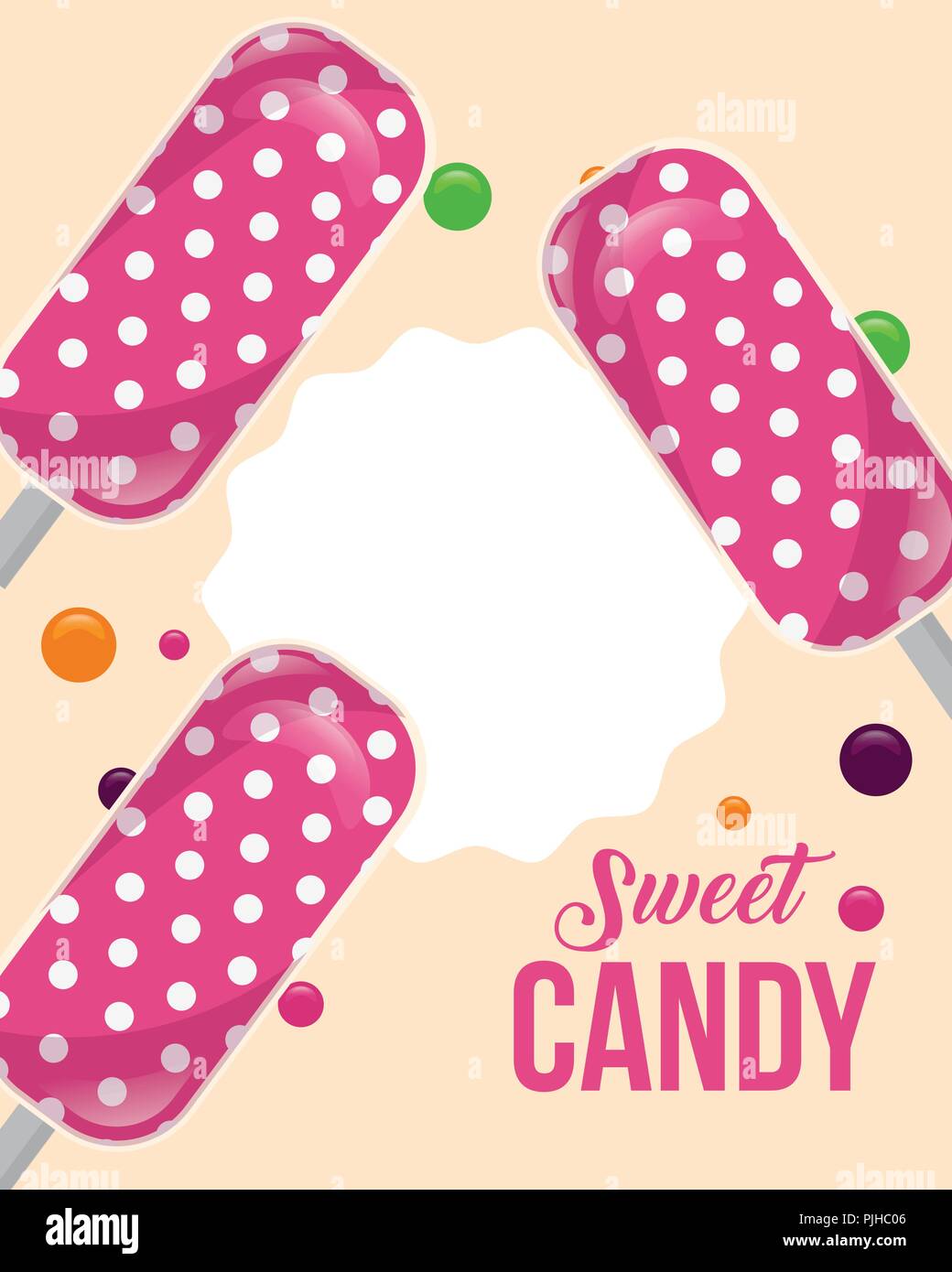 Candy store lollipops Stock Vector Images - Alamy