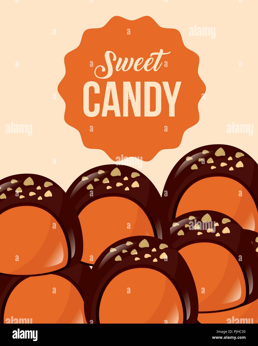 sweet candy card Stock Vector Image & Art - Alamy