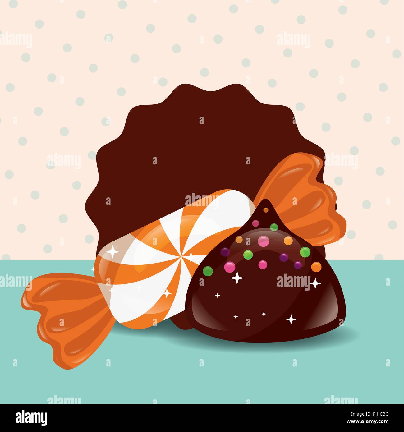 sweet candy concept Stock Vector Image & Art - Alamy