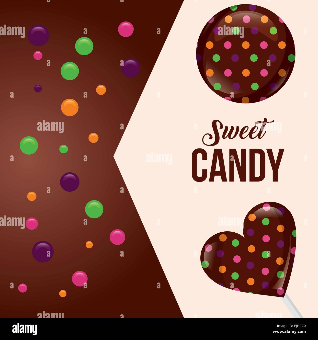 sweet candy concept Stock Vector Image & Art - Alamy