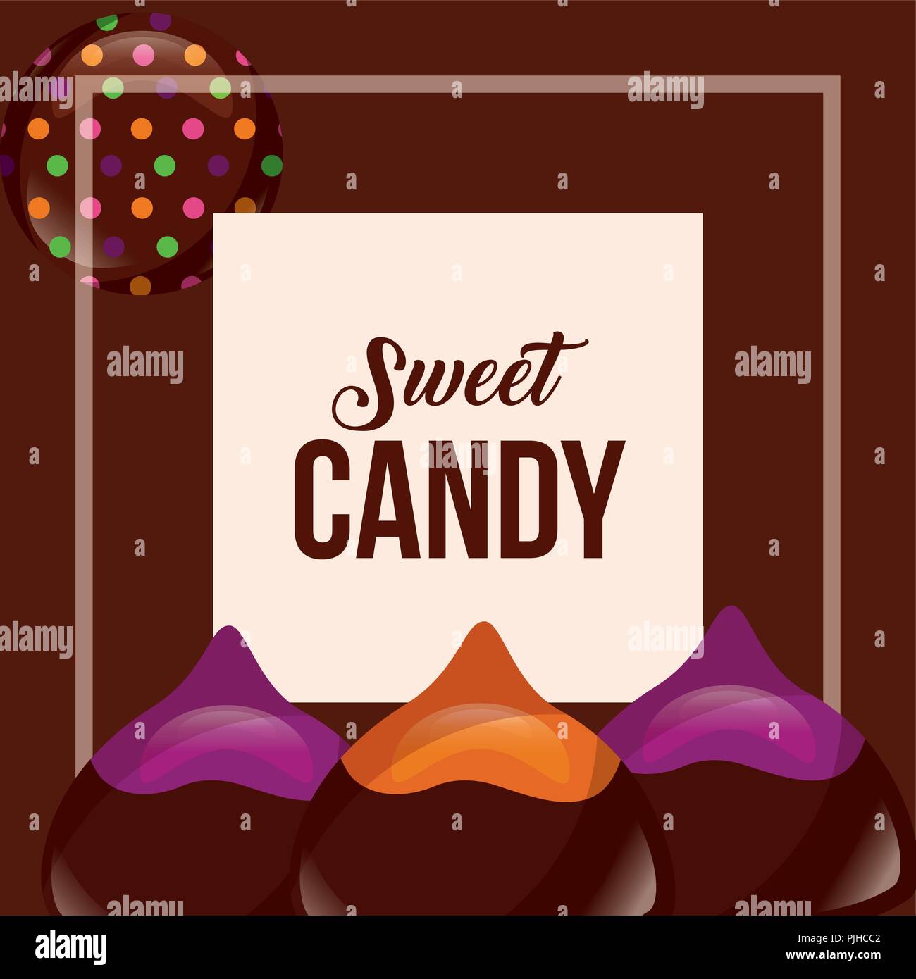 sweet candy concept Stock Vector Image & Art - Alamy