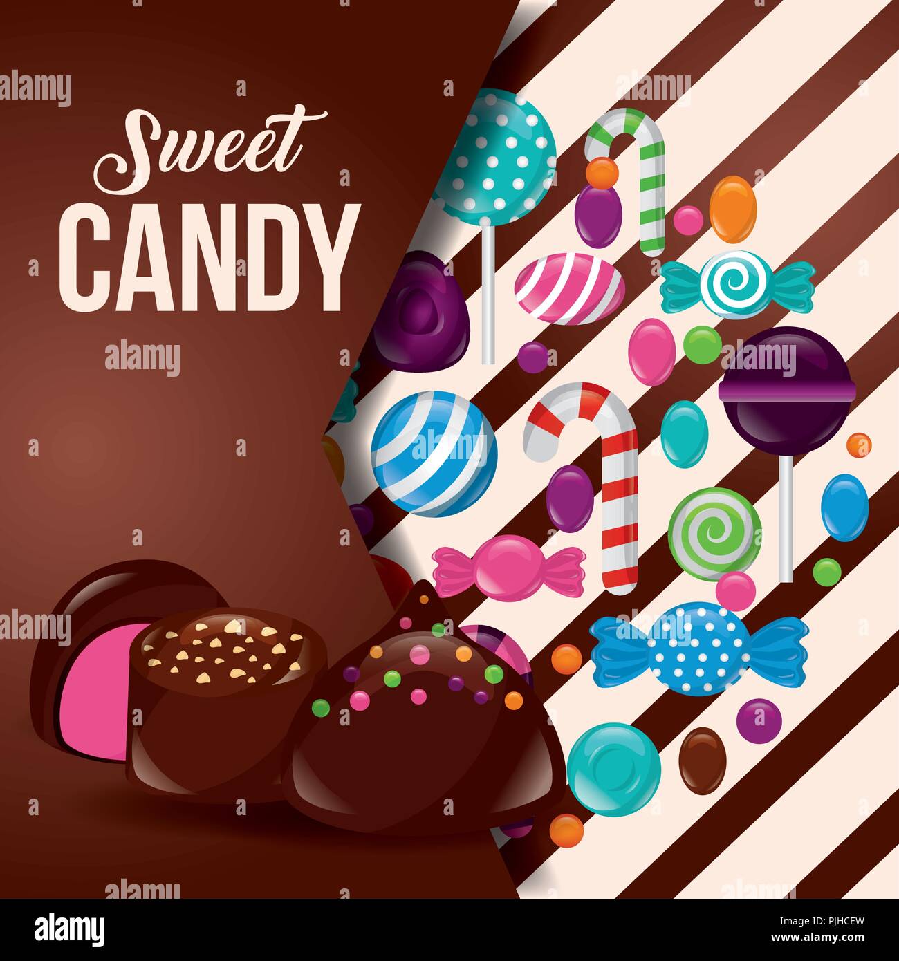 sweet candy concept Stock Vector Image & Art - Alamy