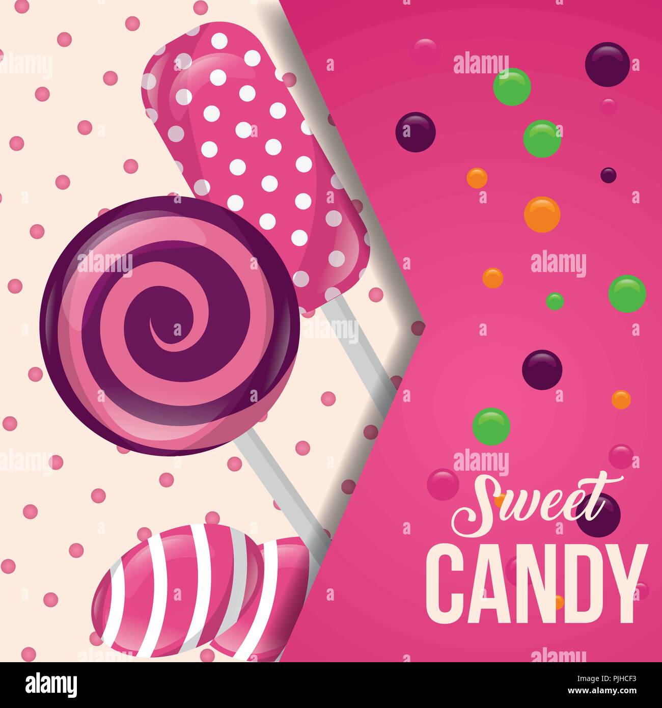 sweet candy concept Stock Vector Image & Art - Alamy