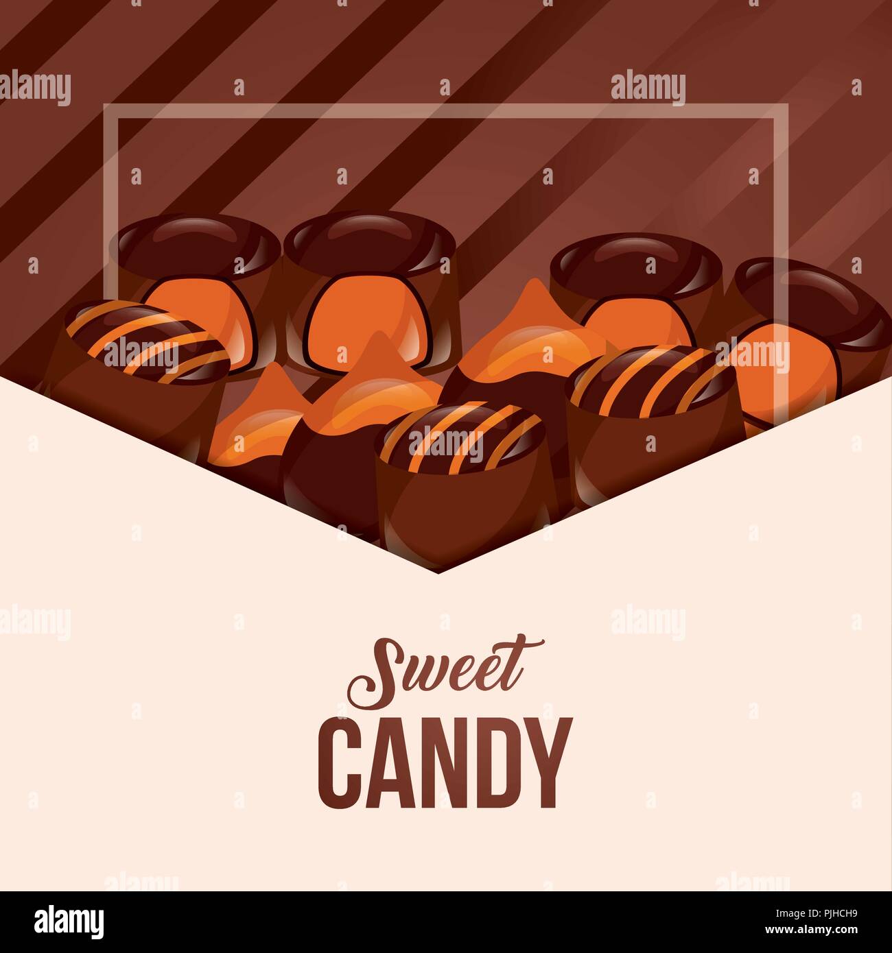 sweet candy card Stock Vector Image & Art - Alamy
