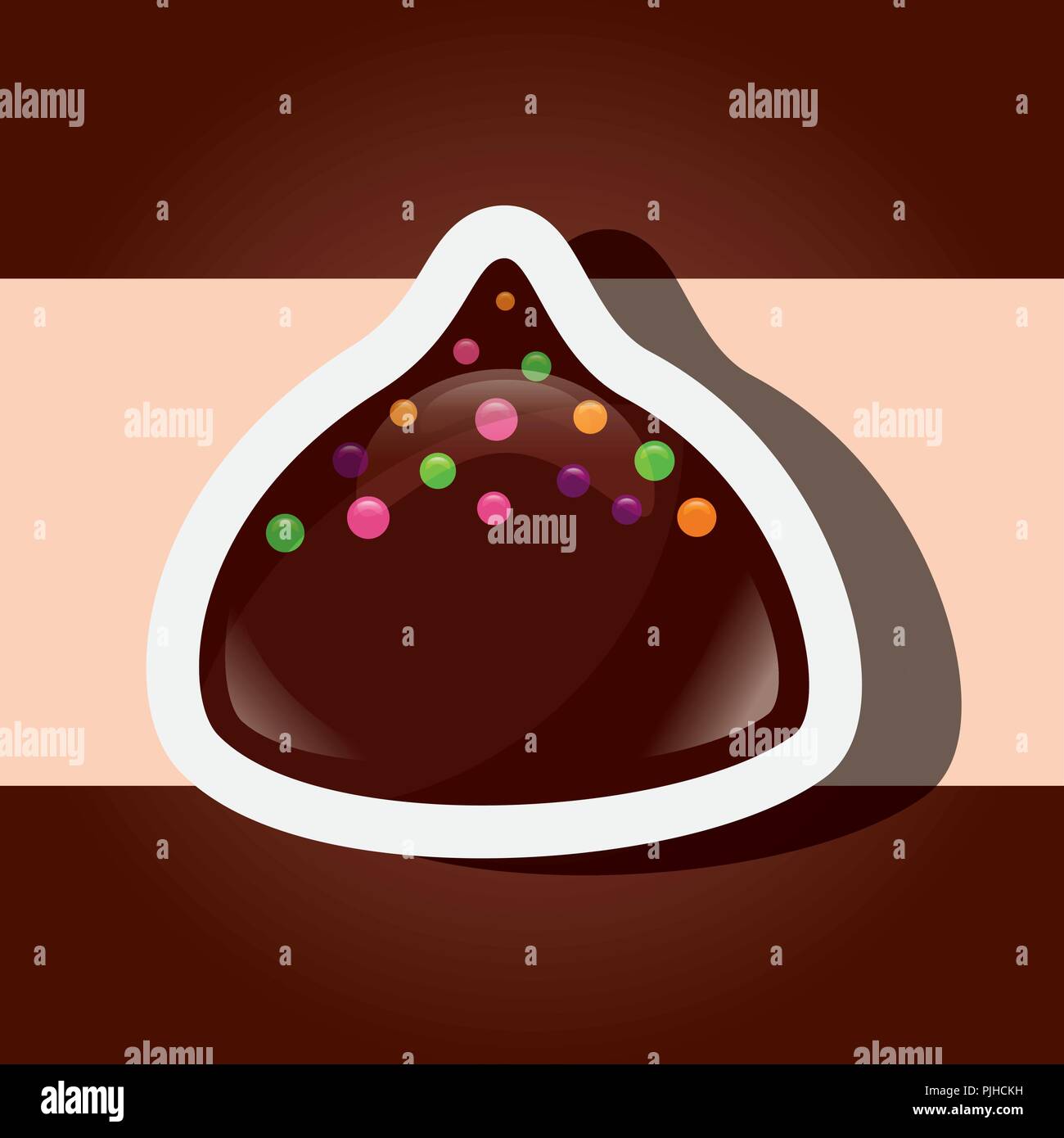 sweet candy card Stock Vector Image & Art - Alamy
