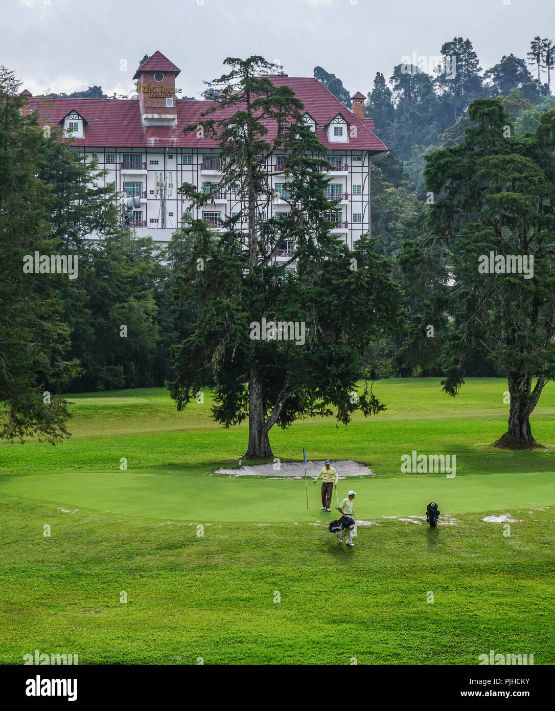 Pahang, Malaysia - Jun 22, 2014. Golf course on Cameron Highlands ...