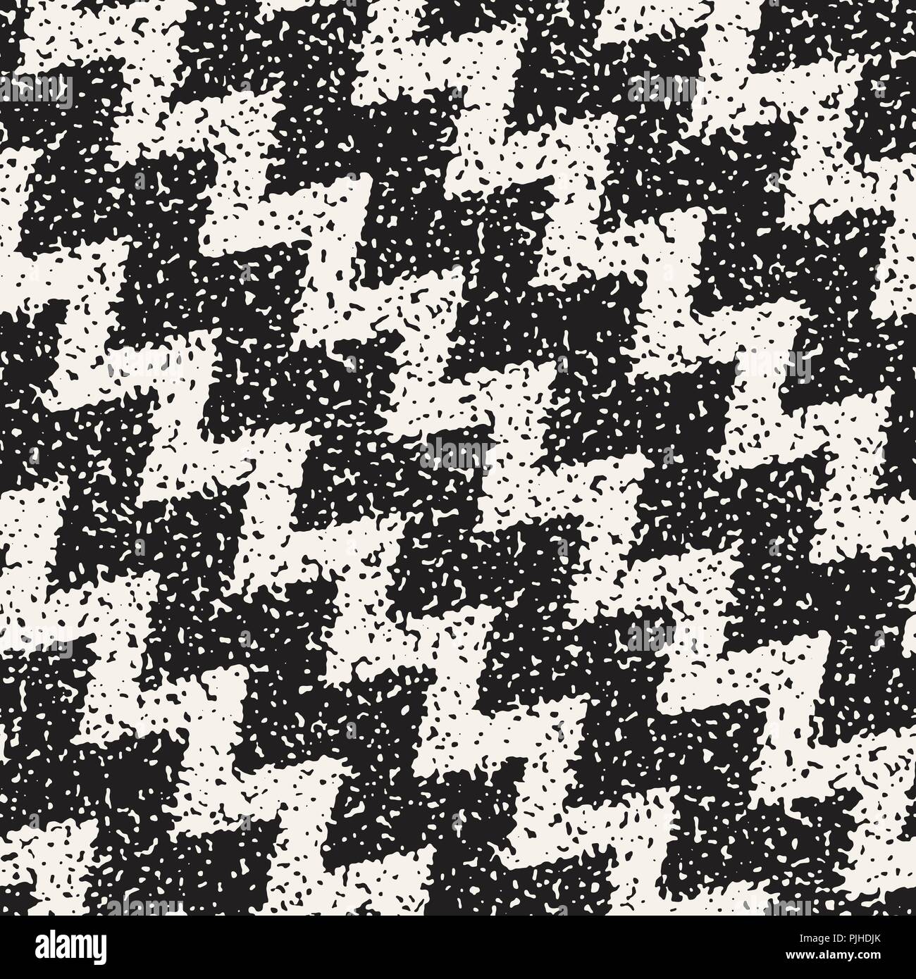 Abstract noisy textured geometric shapes background. Vector seamless ...