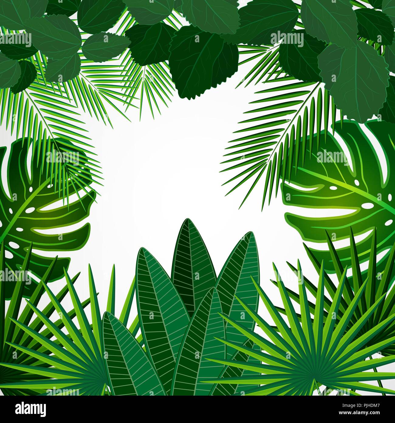 Background tree plants pattern Stock Vector Images - Alamy