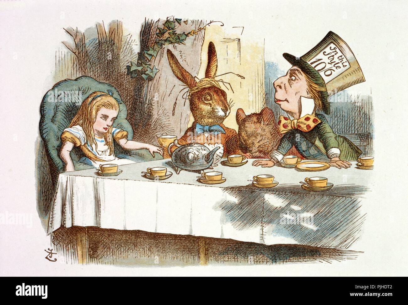 vintage john tenniel alice in wonderland illusstrator original artwork ...