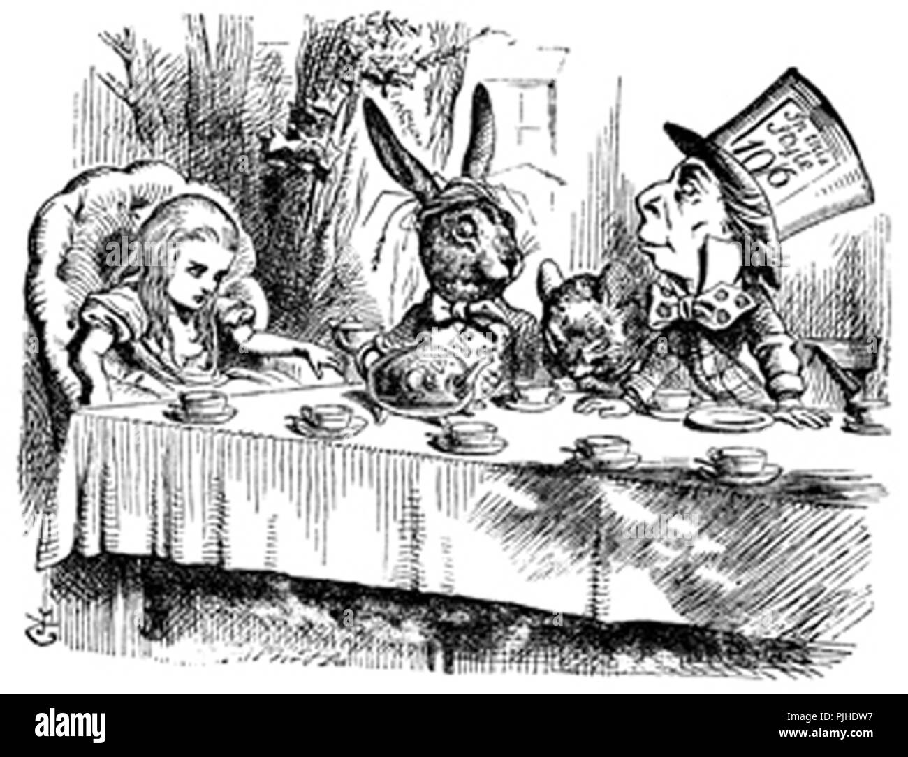 vintage john tenniel alice in wonderland illusstrator original artwork ...
