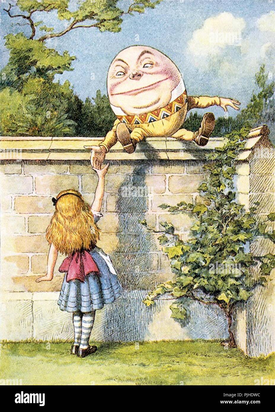 vintage john tenniel alice in wonderland illusstrator original artwork ...