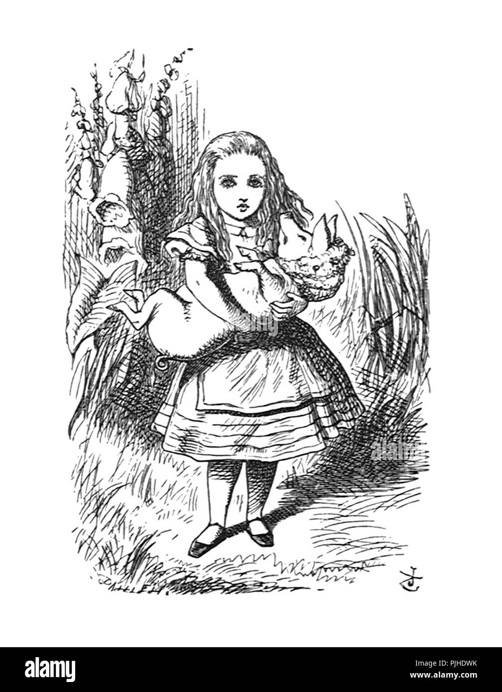 vintage john tenniel artwork Stock Photo - Alamy