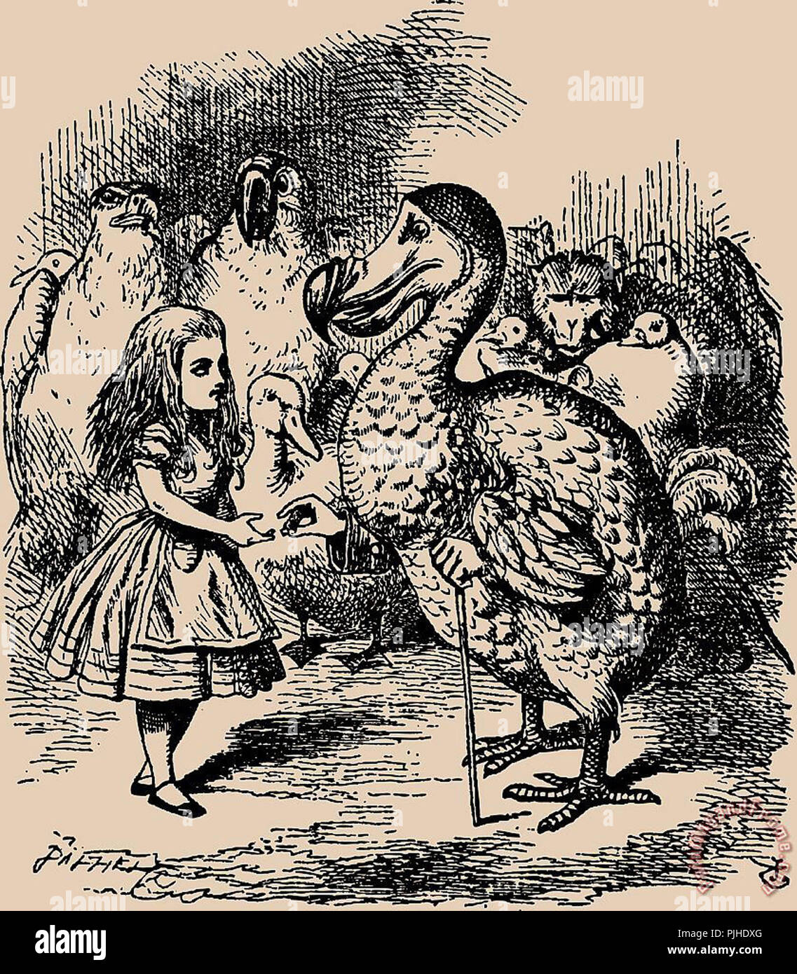 vintage john tenniel artwork Stock Photo - Alamy