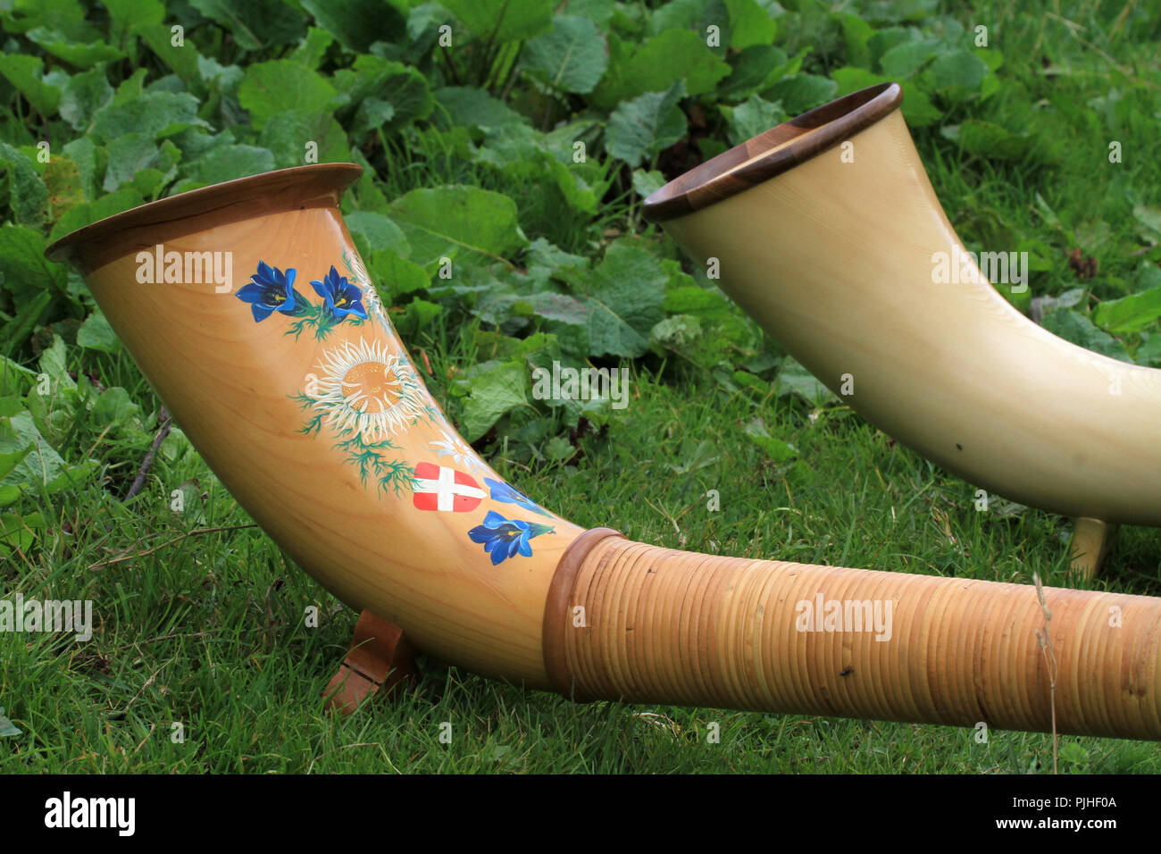Alpine Horn Instrument High Resolution Stock Photography and Images - Alamy