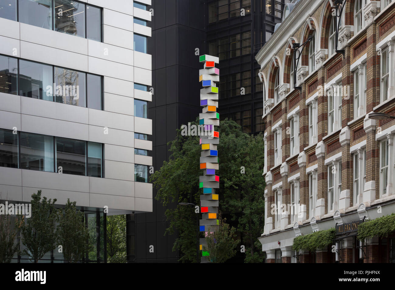 Chromorama, an art installation at the junction of Crown Place and Sun ...