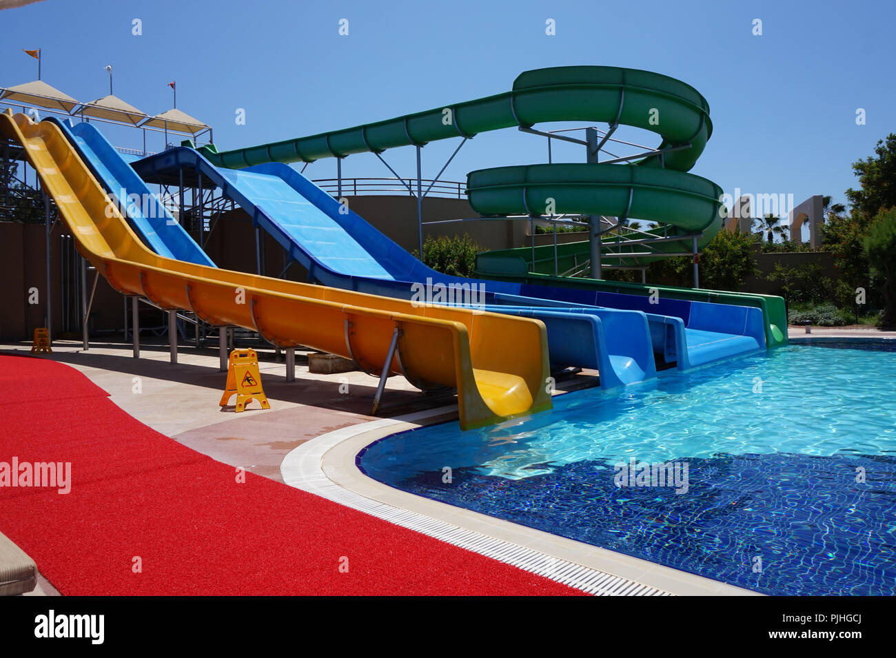 Pool sliders hi-res stock photography and images - Alamy
