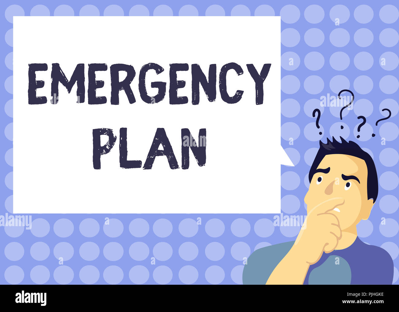 Emergency procedures handwriting hi-res stock photography and images ...