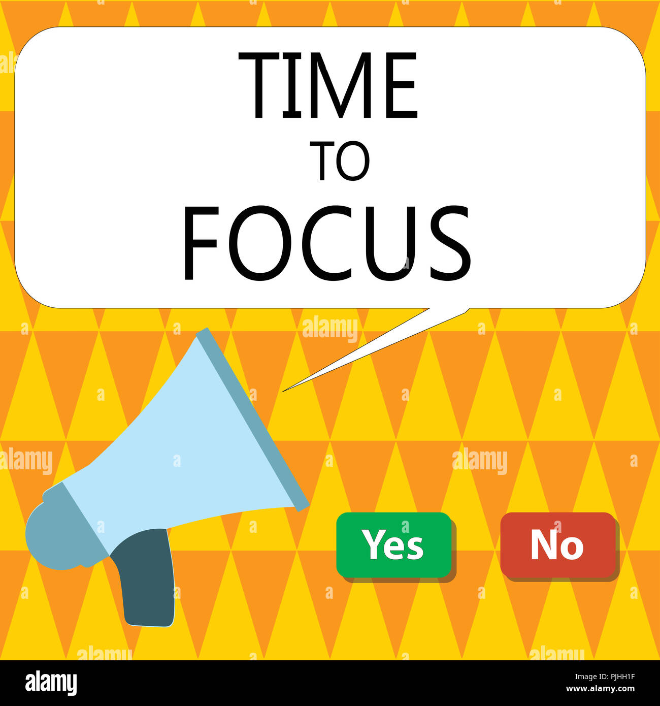 Conceptual hand writing showing Time To Focus. Business photo ...