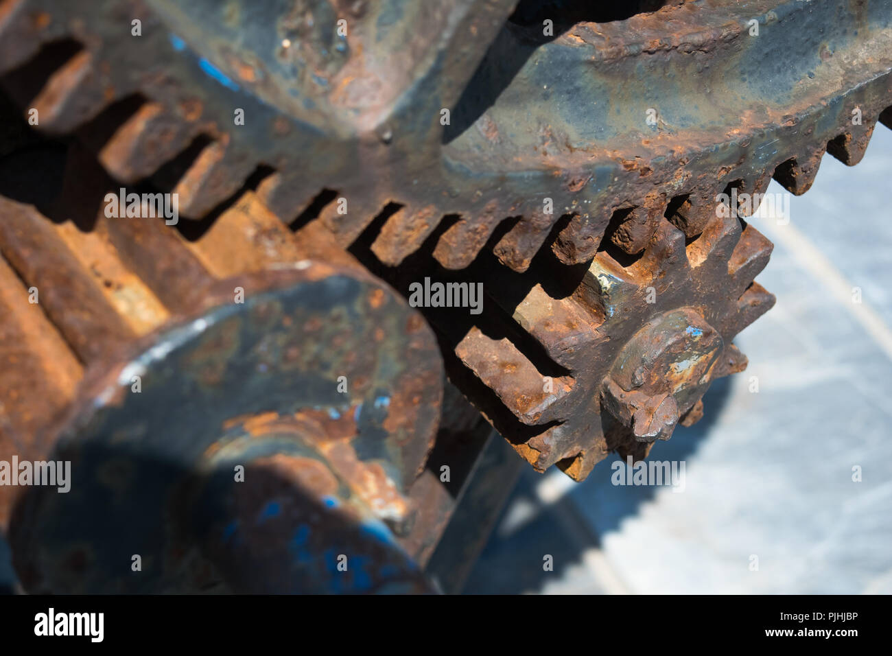 Retro cogs hi-res stock photography and images - Alamy