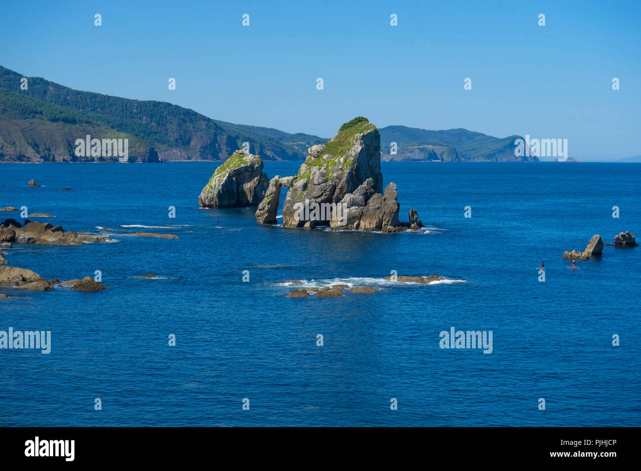 Rocky beach in bermeo hi-res stock photography and images - Alamy