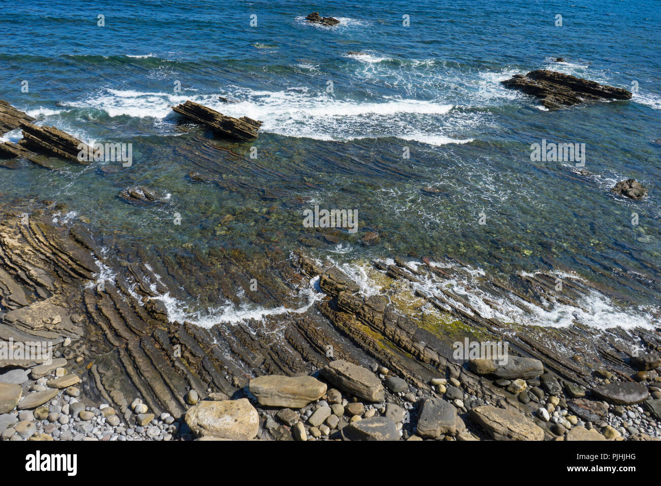 San Juan Gaztelugatxe island view, basque country, historical island ...