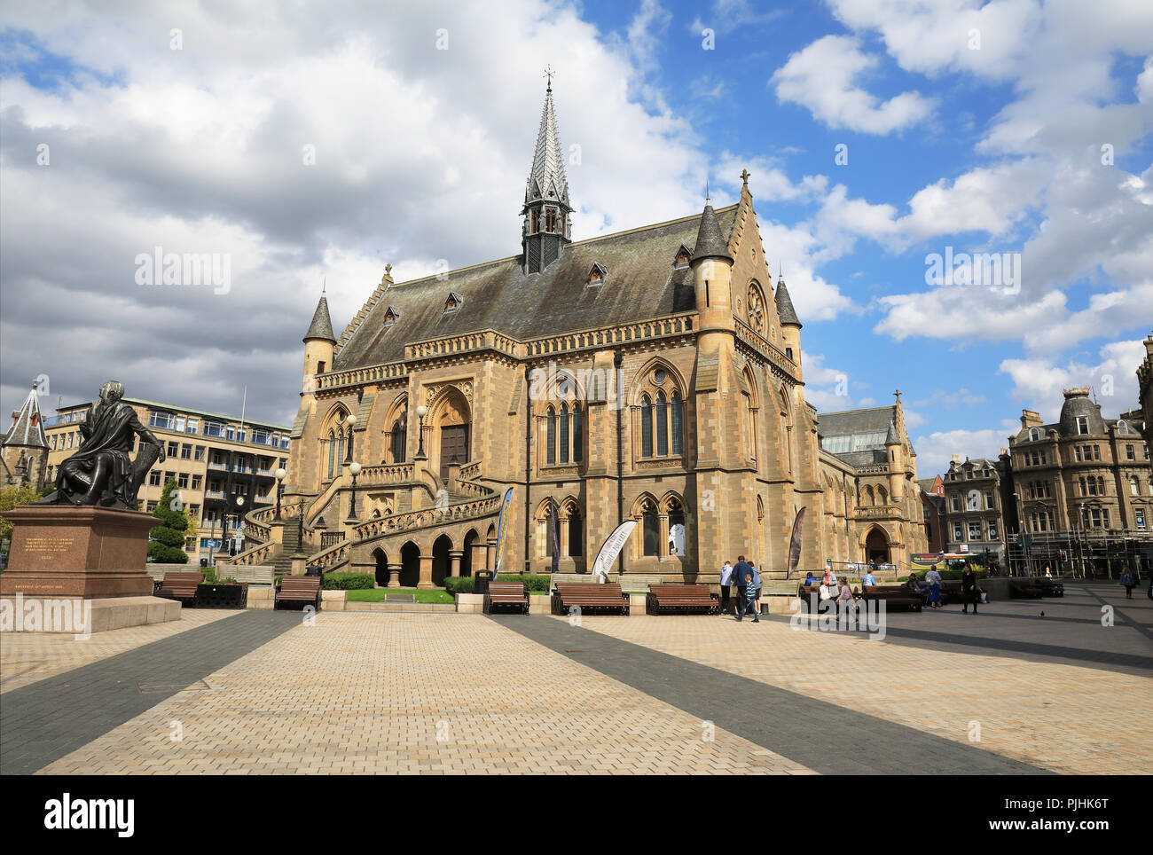 McManus - Dundee's Art Gallery and Museum in a Gothic Revival style building, in the city centre ...