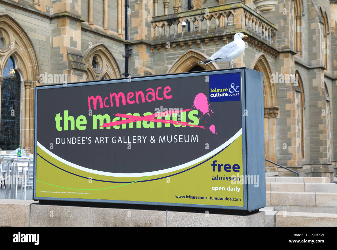 McManus - Dundee's Art Gallery and Museum in a Gothic Revival style building, in the city centre ...