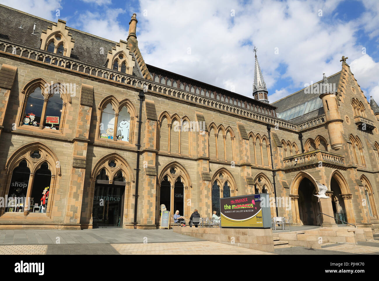 McManus - Dundee's Art Gallery and Museum in a Gothic Revival style building, in the city centre ...