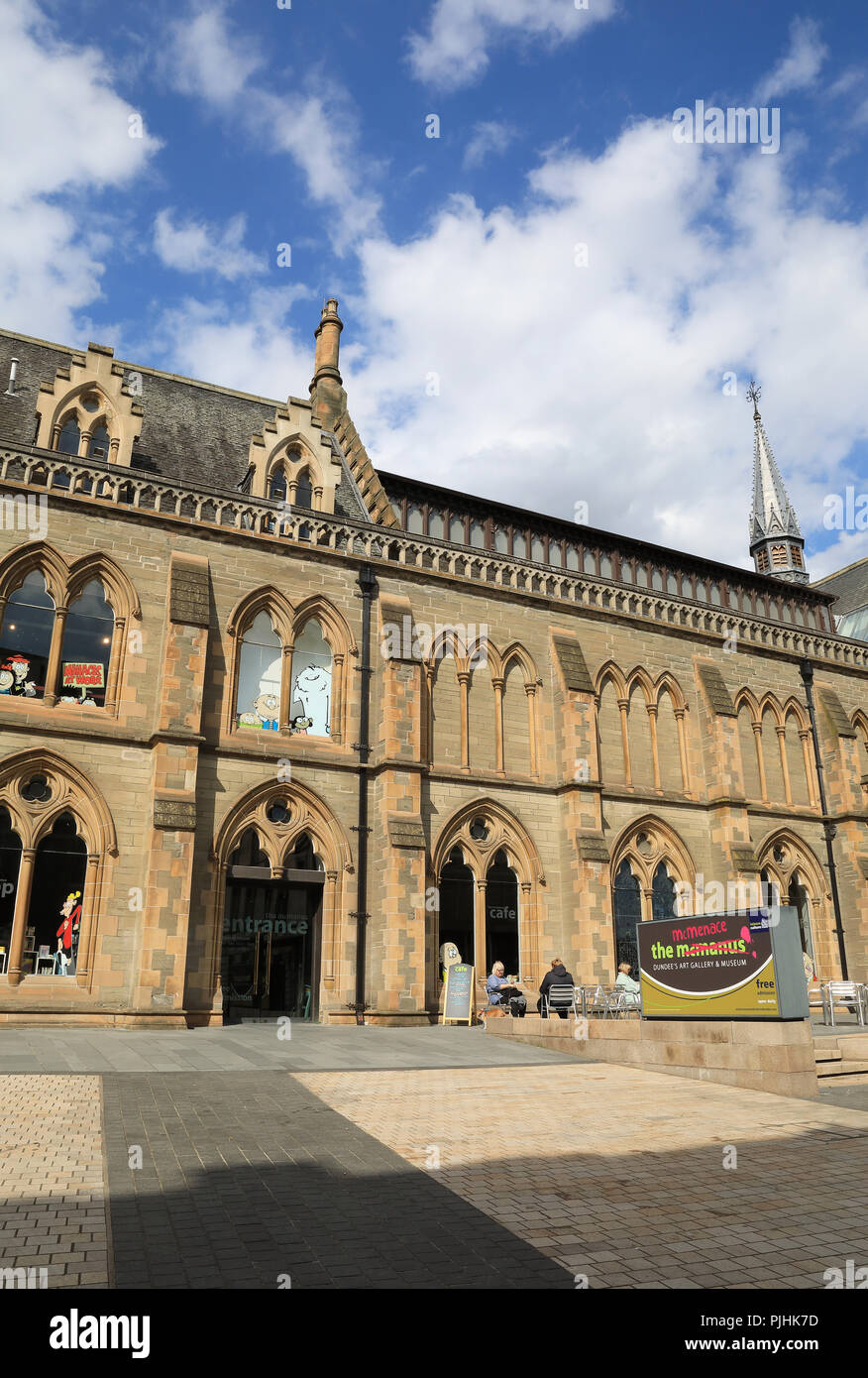 McManus - Dundee's Art Gallery and Museum in a Gothic Revival style building, in the city centre ...