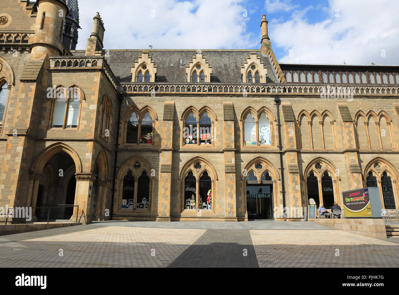 McManus - Dundee's Art Gallery and Museum in a Gothic Revival style building, in the city centre ...