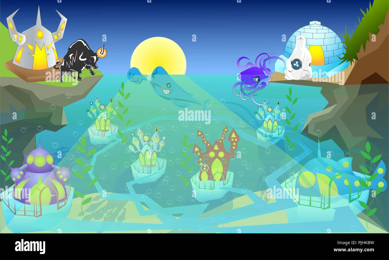 Background traders Stock Vector Images - Alamy