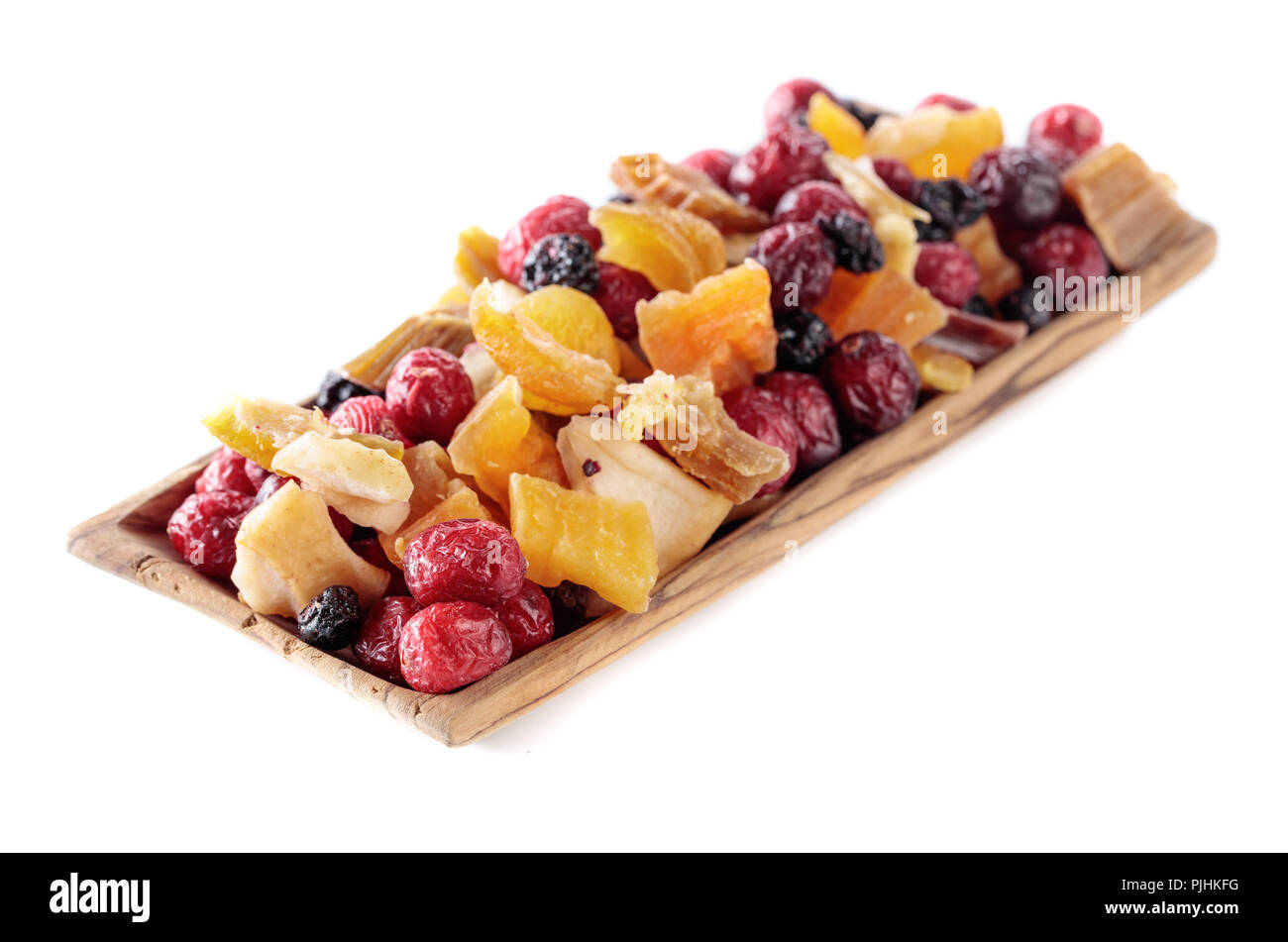 Dried fruits isolated on a white background Stock Photo - Alamy
