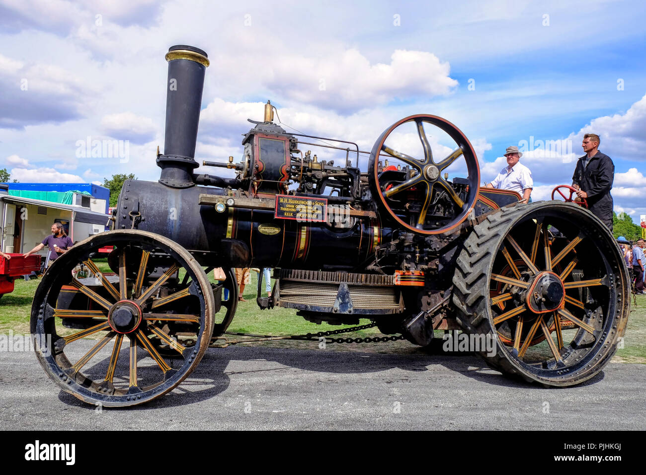 Vintage Traction Engine Stock Photo - Alamy