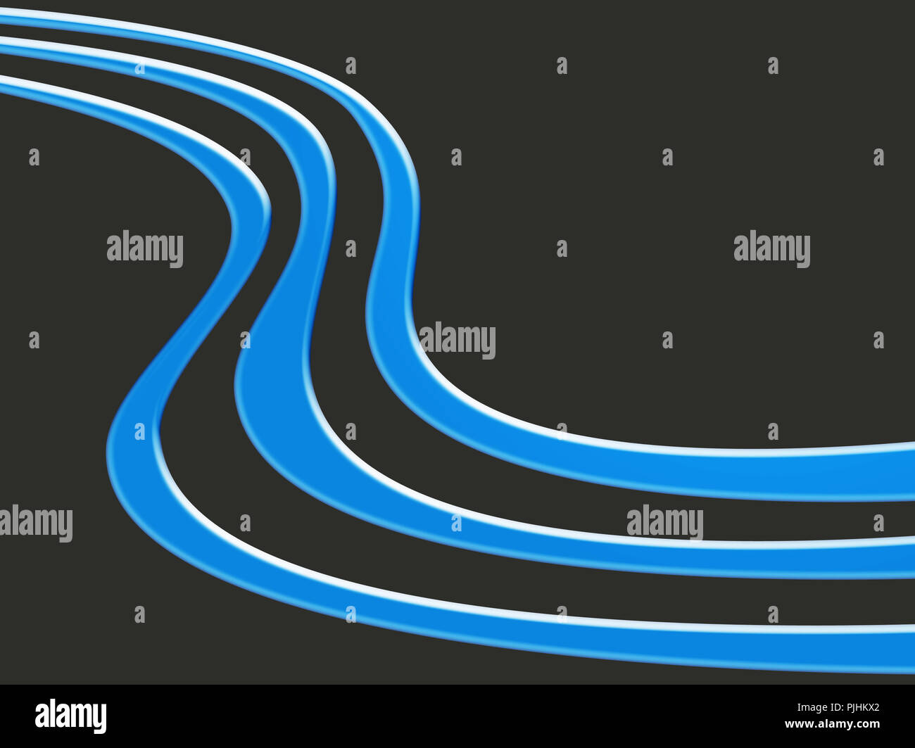 Abstract blue lines against a black background Stock Photo - Alamy