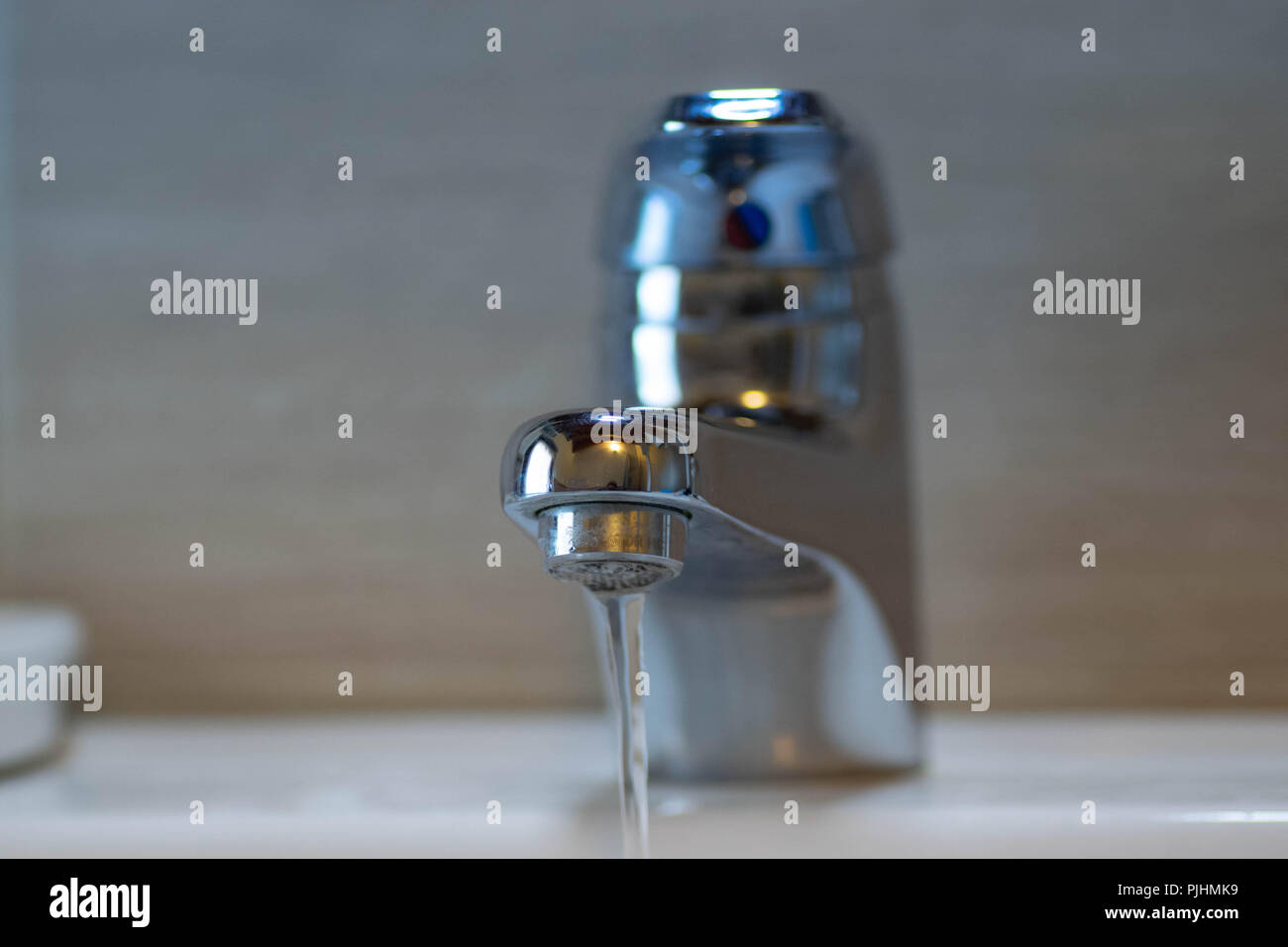 a tap of sink and waterdrop Stock Photo - Alamy