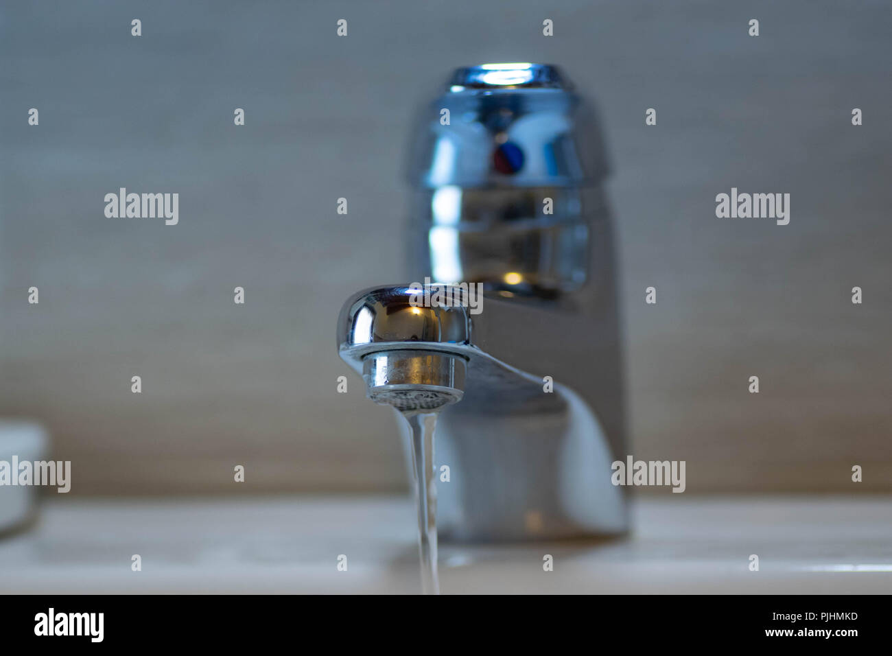 a tap of sink and waterdrop Stock Photo - Alamy