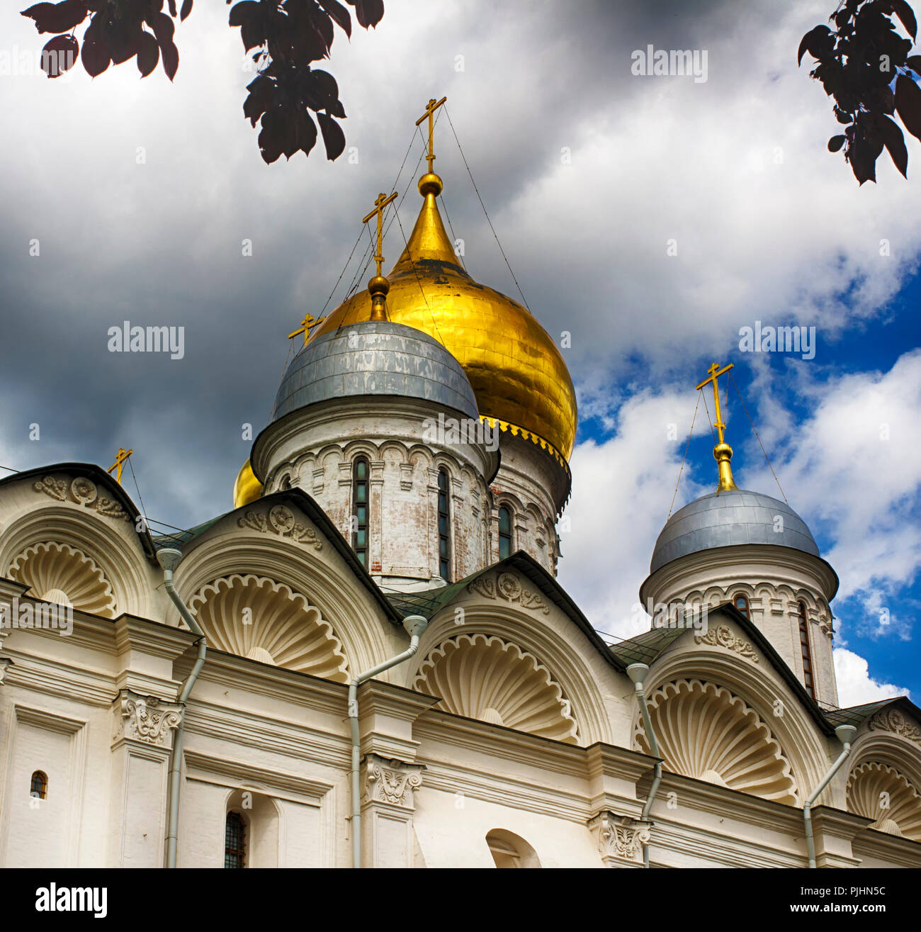 Cathedral of the Archangel Moscow Kremlin Stock Photo - Alamy