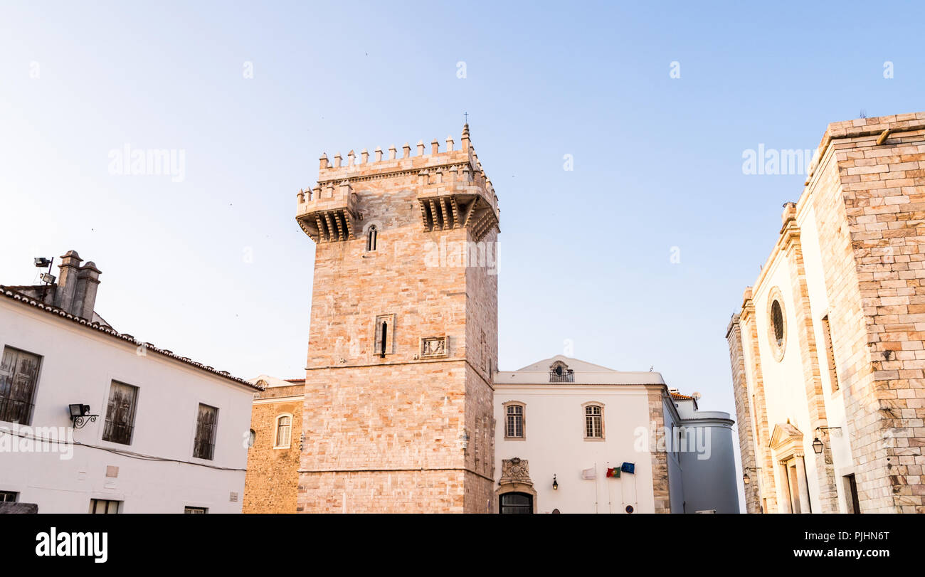 Estremoz Castle (Castelo da Rainha Santa Isabel) with Tres Coroas ...