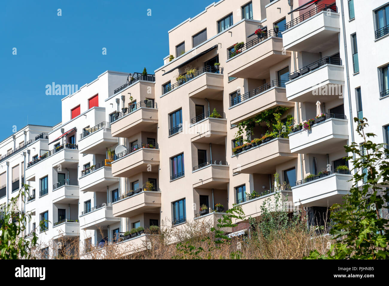 Newly built apartment buildings seen in Berlin, Germany Stock Photo - Alamy