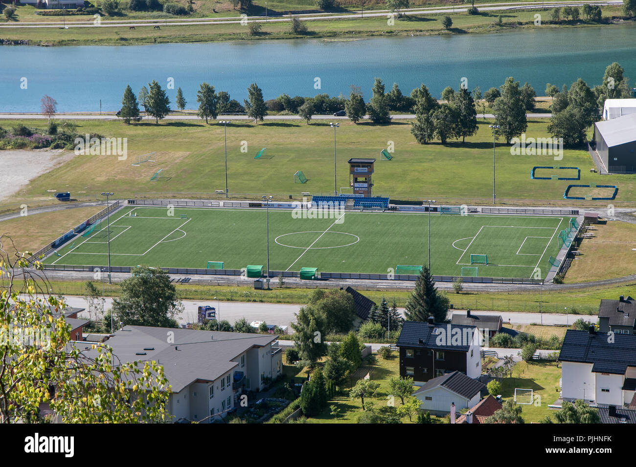 Small town football field hi-res stock photography and images - Alamy