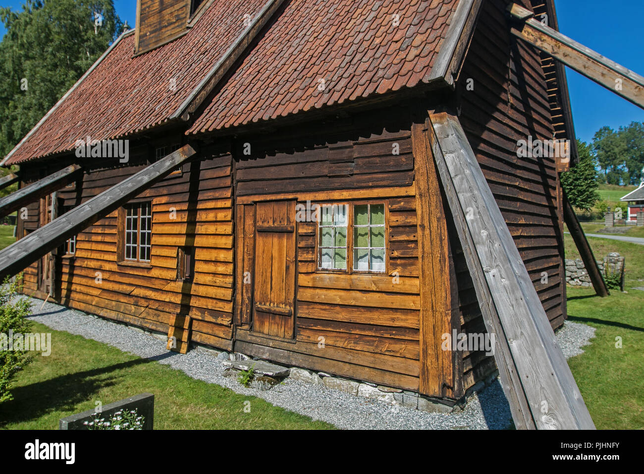 Scandinavian stave church hi-res stock photography and images - Alamy