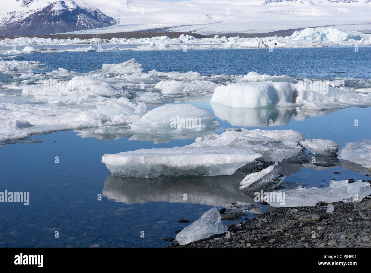 Iceland iceberg lagoon Stock Photo - Alamy