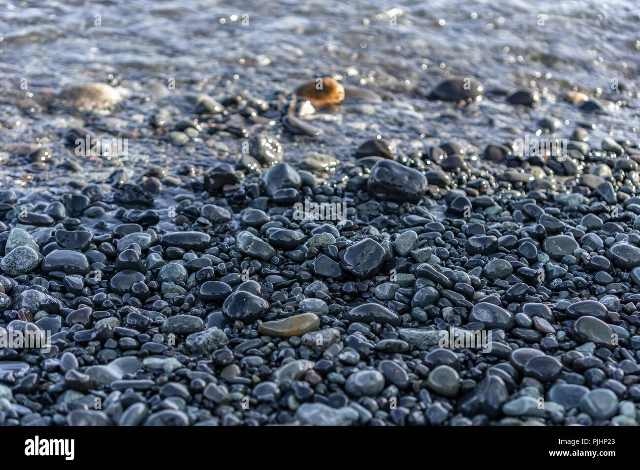 Beach rocks of iceland Stock Photo - Alamy