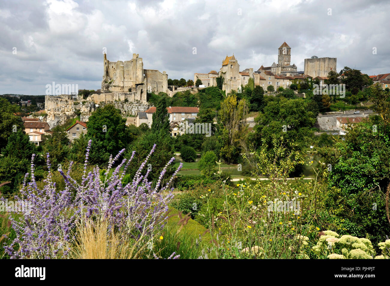 France, Poitou-Charentes Region, Vienne Department, medieval city of ...