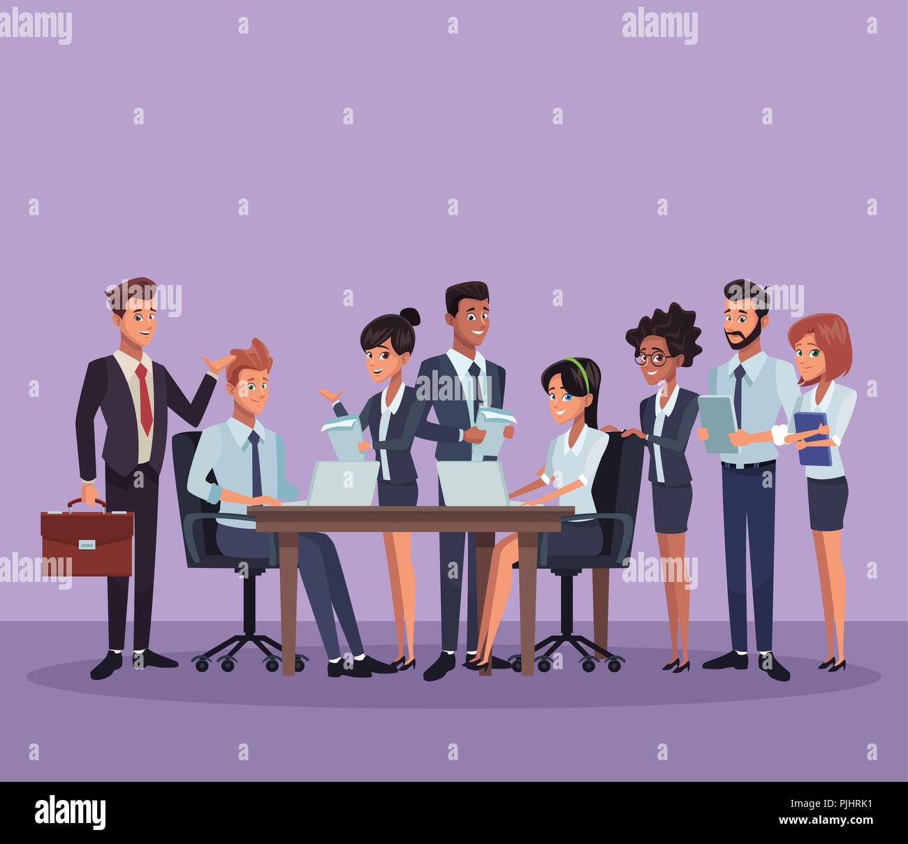 Business coworkers cartoons Stock Vector Image & Art - Alamy