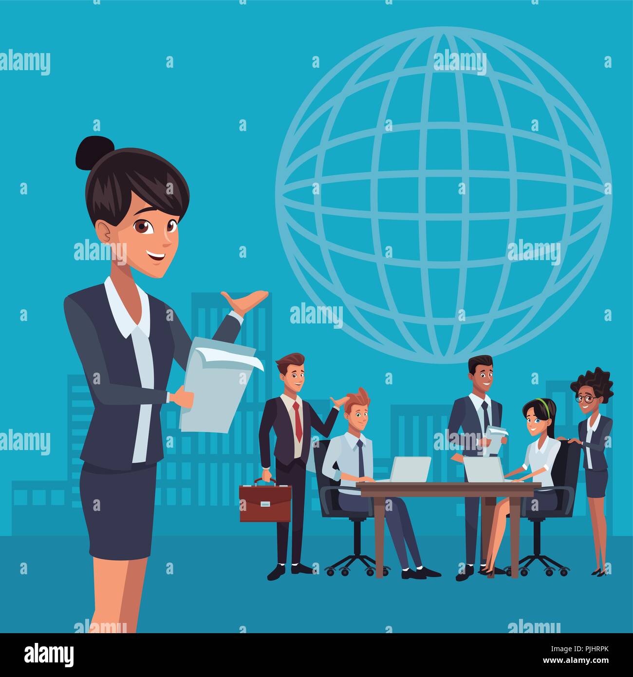 Business coworkers cartoons Stock Vector Image & Art - Alamy
