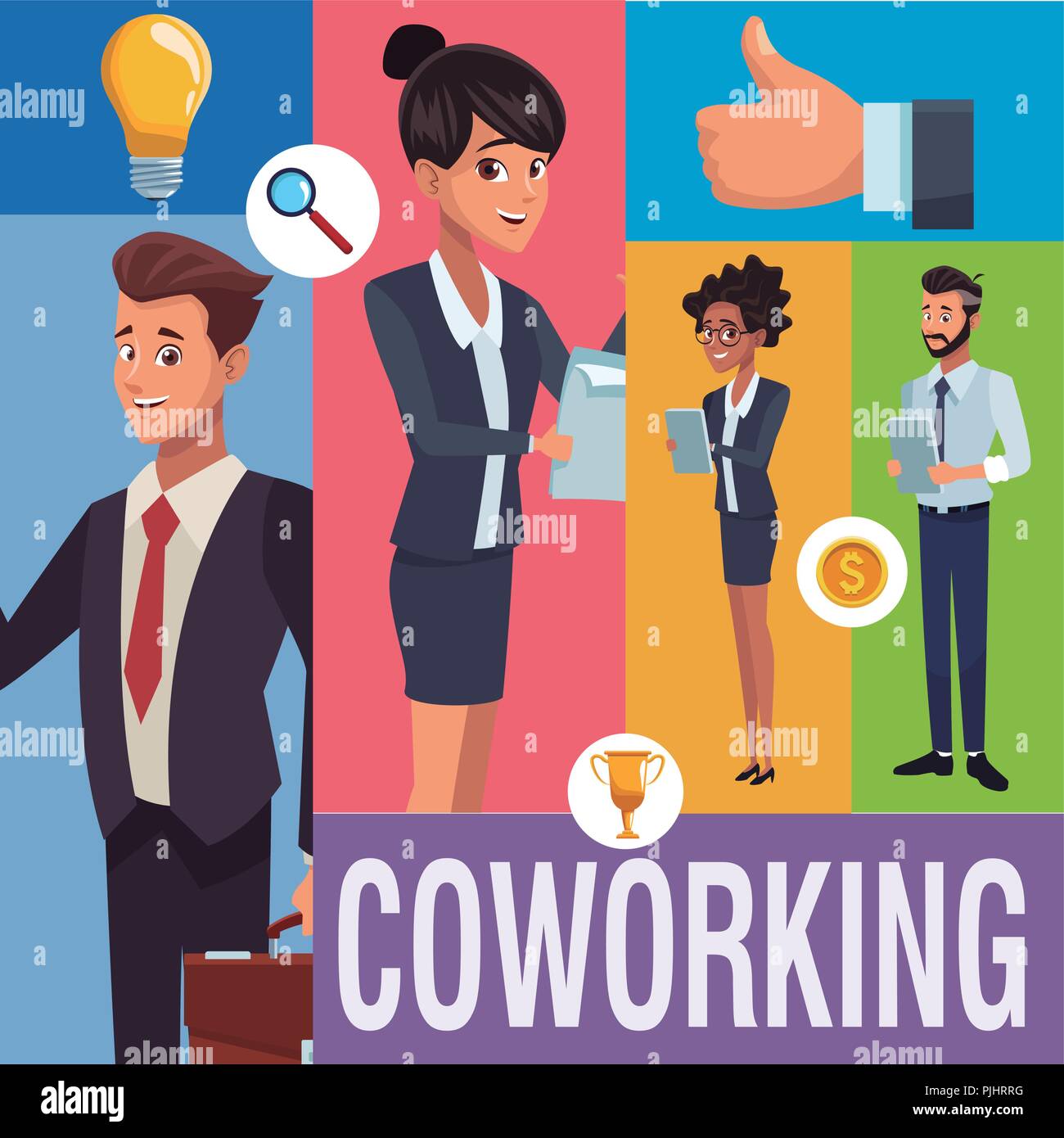 Business coworkers cartoons Stock Vector Image & Art - Alamy
