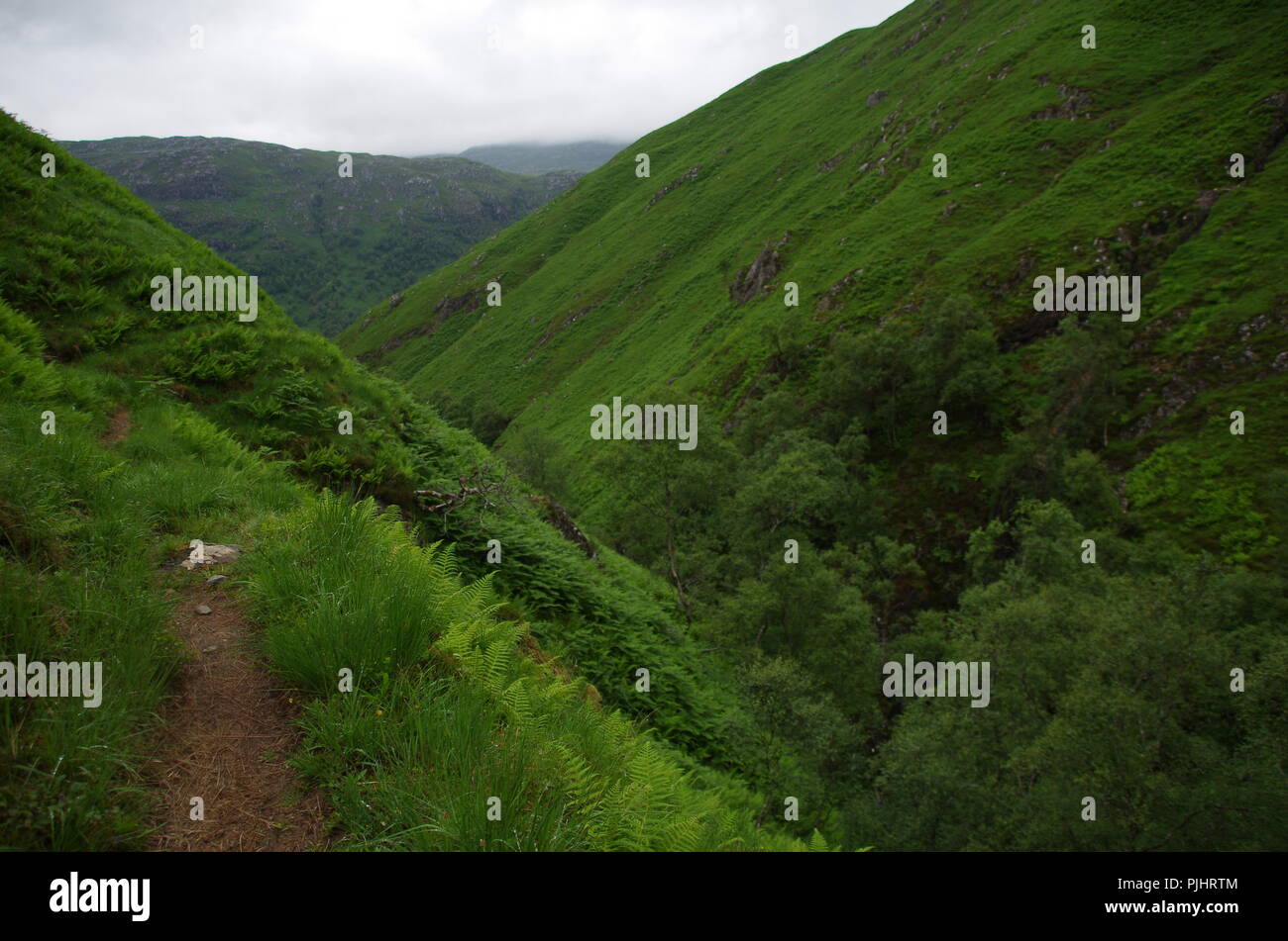 Falls of Glomach waterfall. John o' groats (Duncansby head) to lands ...